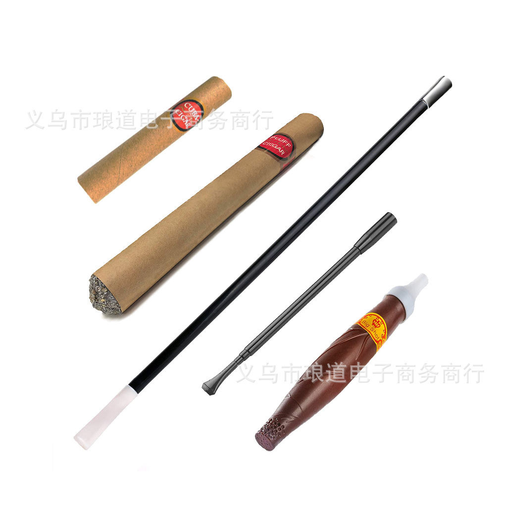 Halloween Gatesby Prom Party Decoration Ladies Fake Pipe Pipe Men's ...