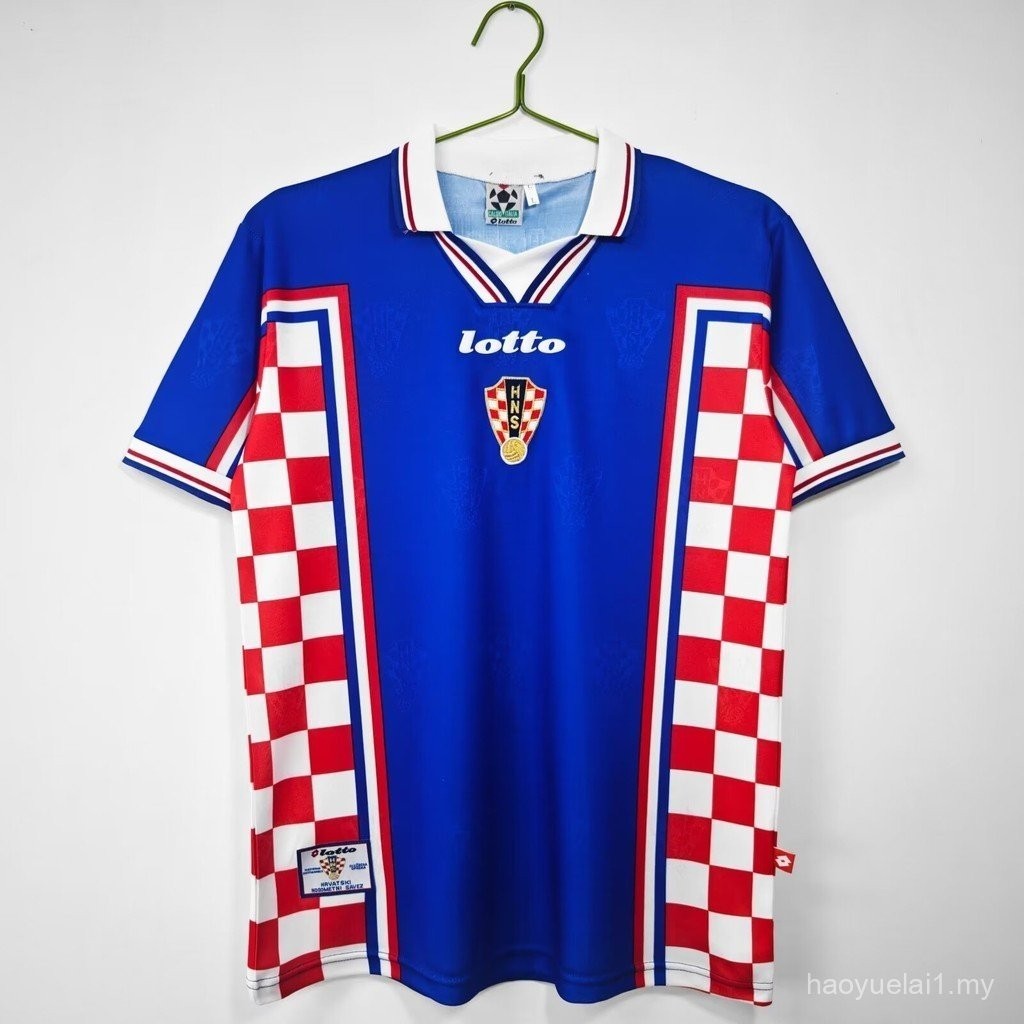 1998 Croatian national team classic retro jersey | Shopee Malaysia
