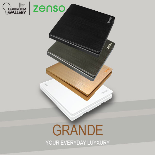 ZENSO GRANDE WHITE / GOLD / HAIRLINE BLACK / GALAXY BLACK SWITCH ...