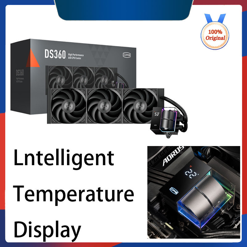(5-year warranty) overclocking three DS360 integrated water-cooled CPU radiator, silent PWM dual ...
