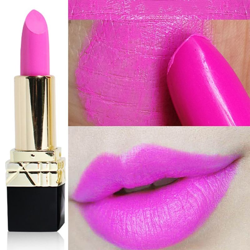 Barbie Pink Lipstick Non-Fade Waterproof Student Princess Matte Rose ...