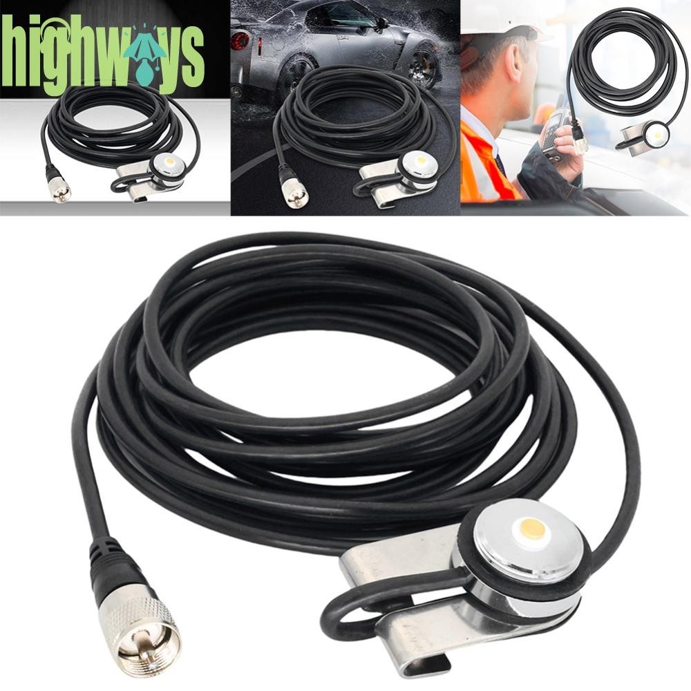 5M NMO To PL259 RG-58 Coax Cable NMO L Shape Mount for NMO HF/VHF/UHF ...