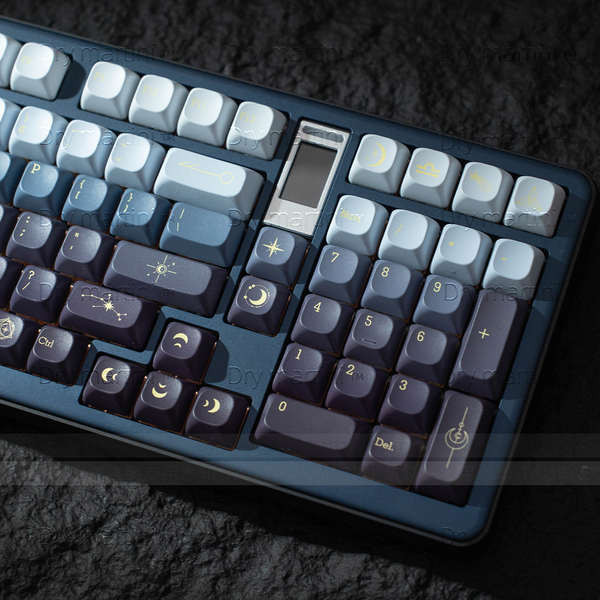 keycaps custom MOC Keycap Star Gradient Minimalist Hitam Bulat Ball Cap ...