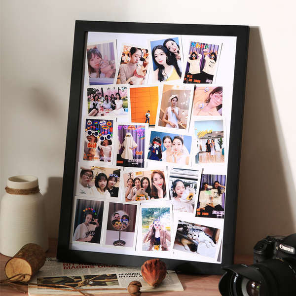 frame gambar frame gambar dinding Bingkai foto besar DIY, tergantung di dinding, teman wanita ...