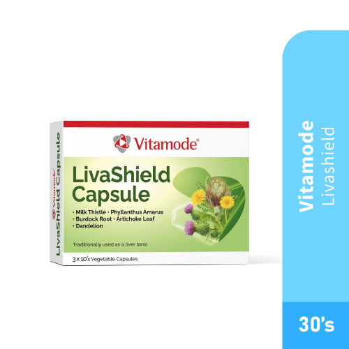 VitaMode Livashield Liver Detox Liver Supplement for Liver Health, 护肝 ...