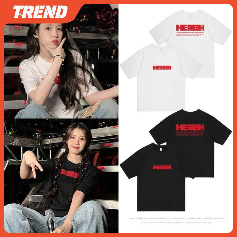 2024 IU HEREH WORLD TOUR CONCERT IN ATLANTA Merch Cotton T-shirt Plus ...