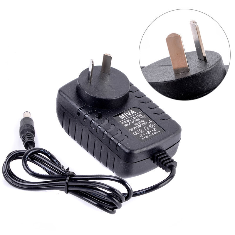 AU Plug LED Strip Light Power Supply AC 100-240V to DC 12V 2A Converter ...