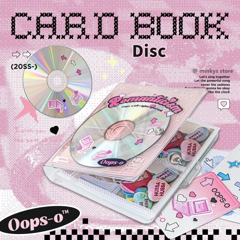 Oopsday Disc Retro CD Kpop Photocards Collect Book Binder A7 Notebook ...