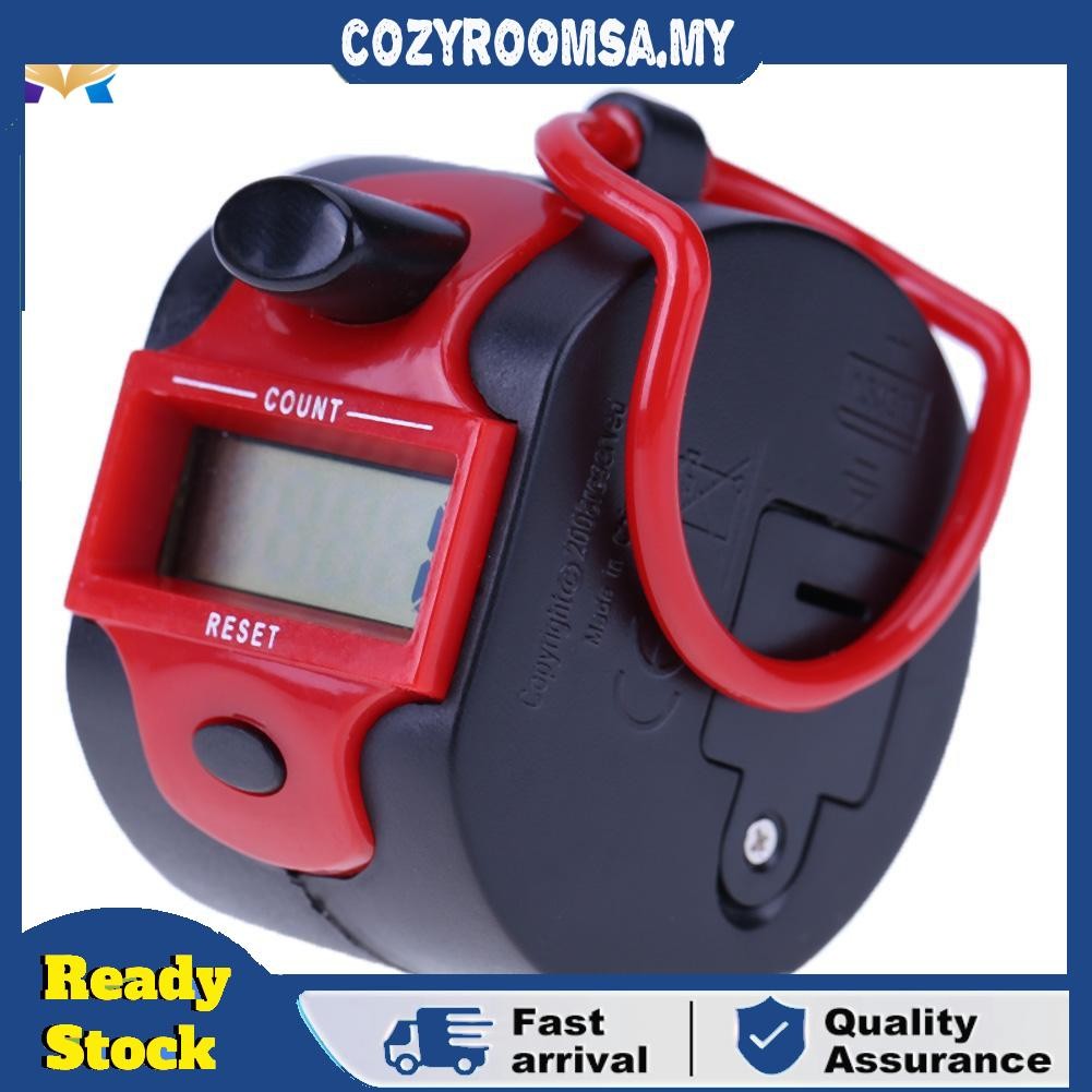 LCD Digital Display Tally Counter Clicker 5 Digit Number Handheld ...