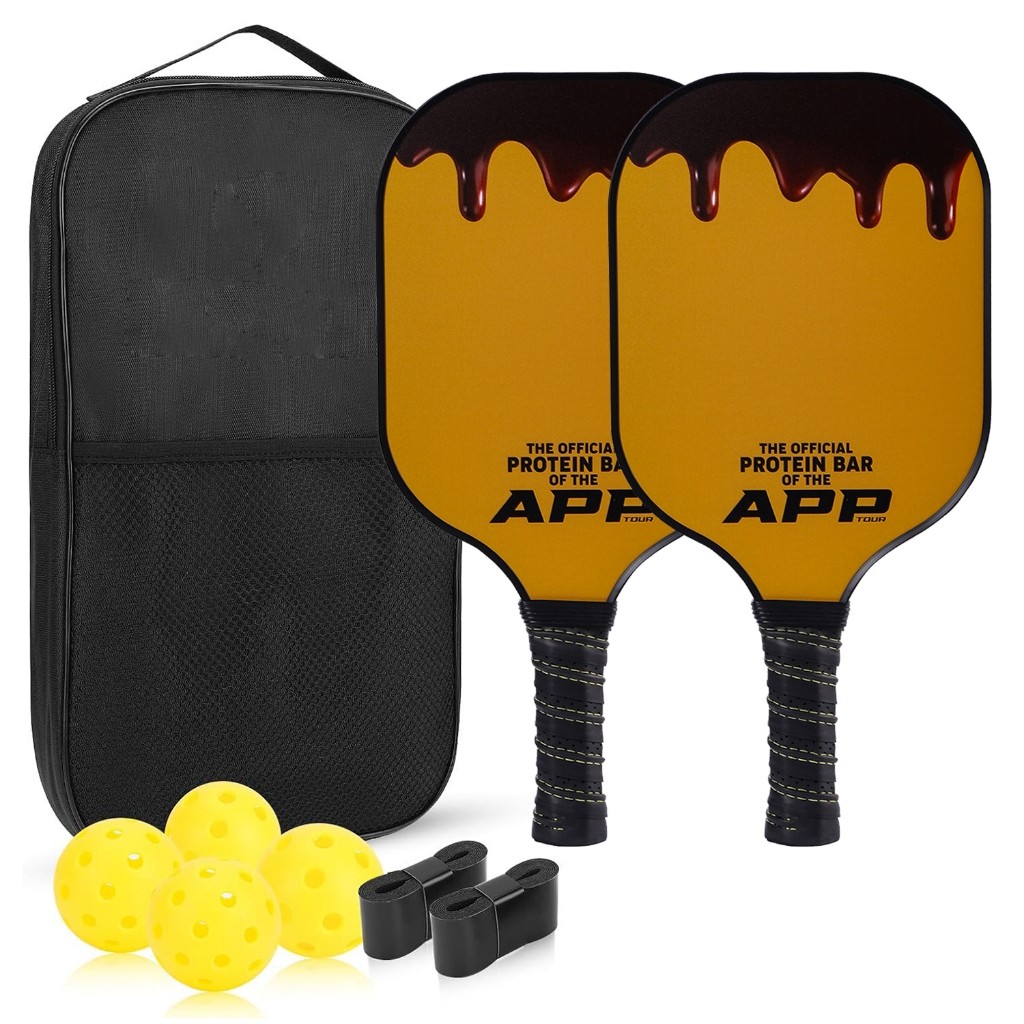ARuZZ> Pickleball Paddles USAPA Approved Fiberglass Pickleball Paddles Set of 2, Lightweight ...