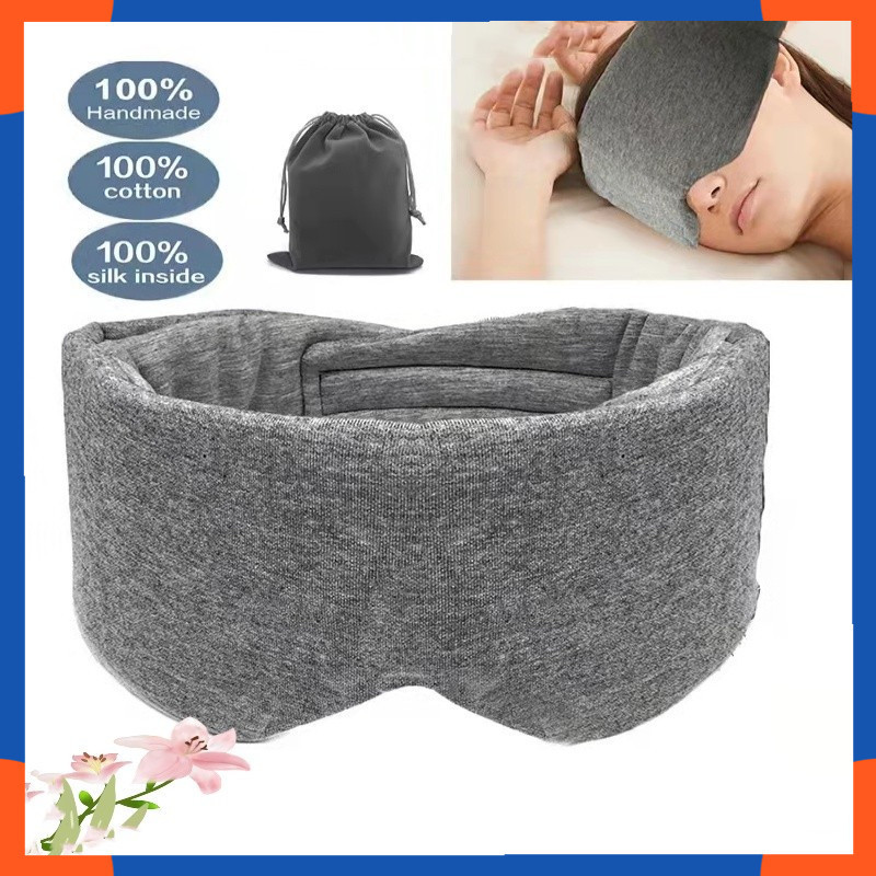 3D Eye Cover /Full Cover Sleeping Eye Mask / Handmade Cotton / Eye Mask ...