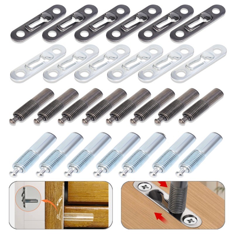 5Sets Two-in-one Furniture Invisible Connectors Concealed Installation ...