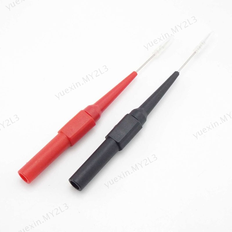 Test Lead Probe Stainless Steel Needle Jack For 4mm Banana Plug DIY ...