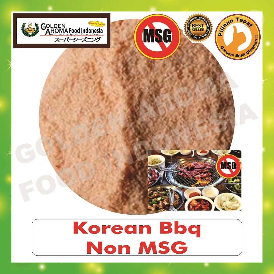 Non MSG Korean bbq Flavor Sprinkle Powder 70Gr Halal Multipurpose ...