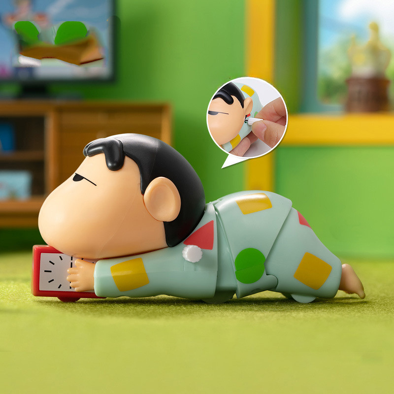Crayon Shin-chan Clockwork Model Don't Want To Get Up Anime Figure ...