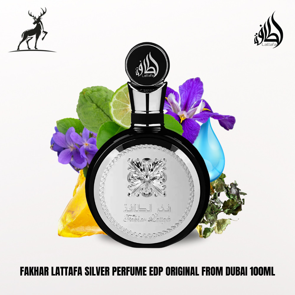 Fakhar Lattafa Silver perfume EDP Original from Dubai 100ml unisex ...