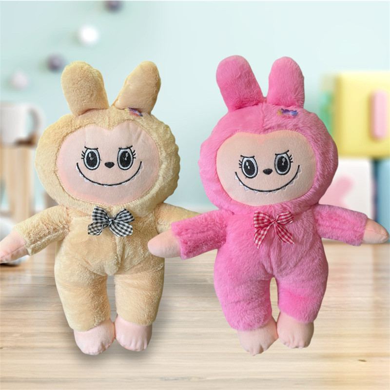 Labubu Doll 40 cm the monster squeeze macaron / Girls' Toys / Viral ...