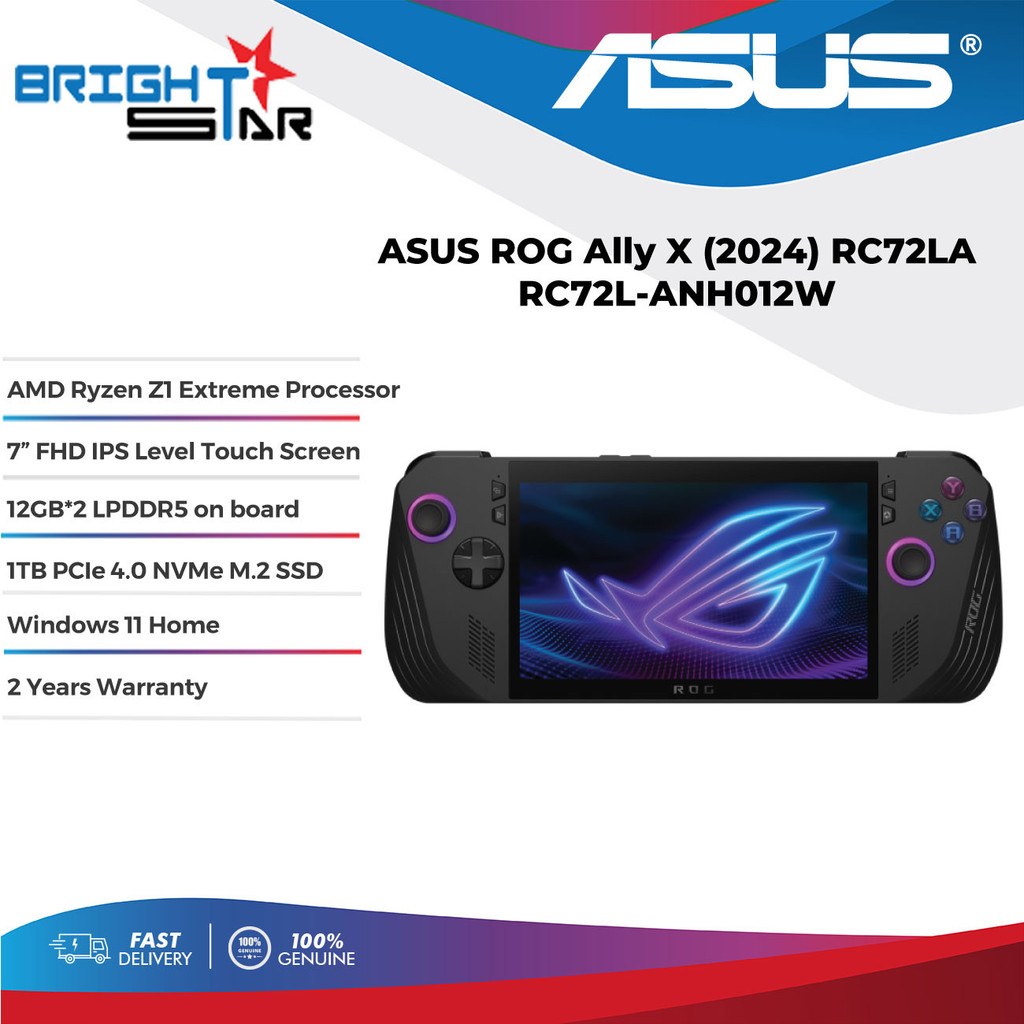 ASUS ROG Ally X (2024) RC72LA - RC72L-ANH012W | Shopee Malaysia