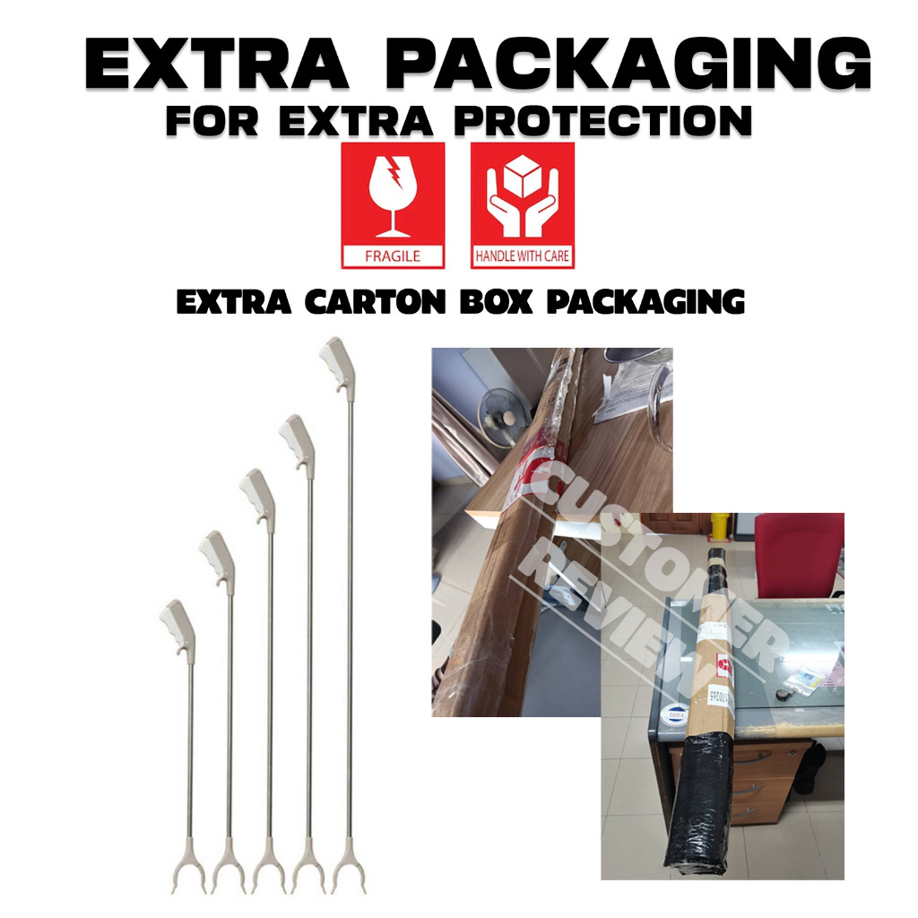 Long Trigger Grabber Trash Clip Litter Picker Penyepit Sampah Capai ...