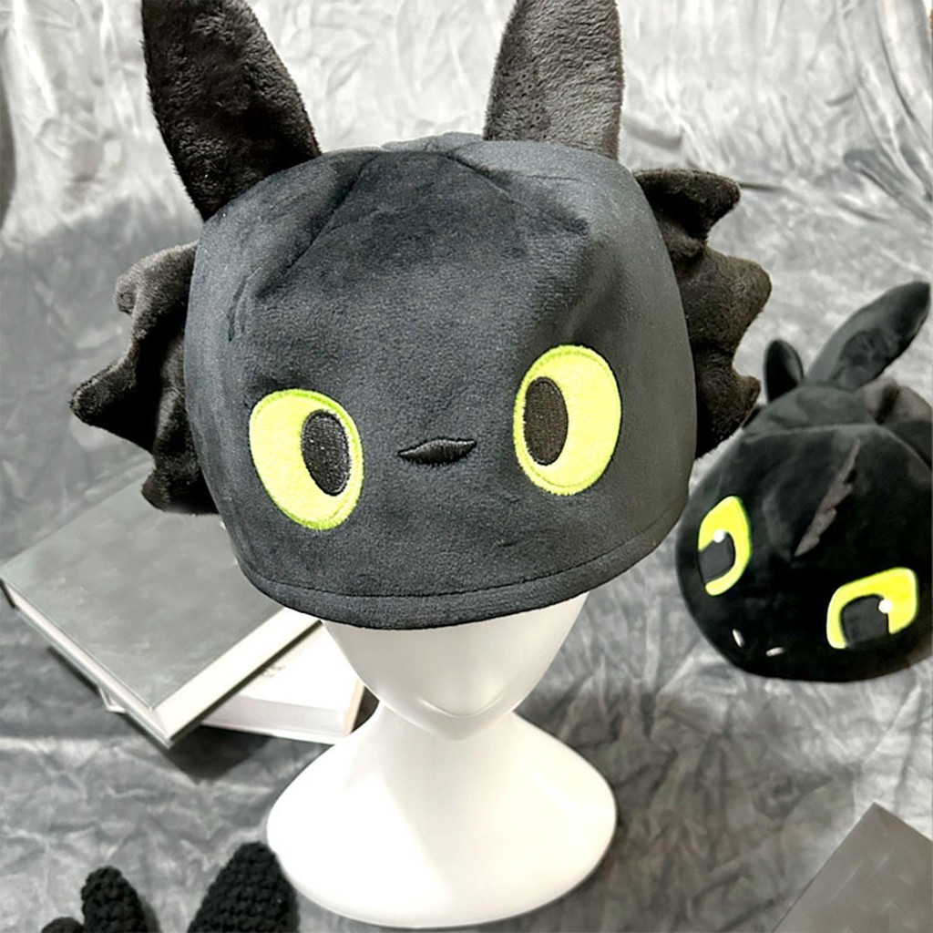 Cartoon cute toothless hat personality pose funny night fury hat sermy ...