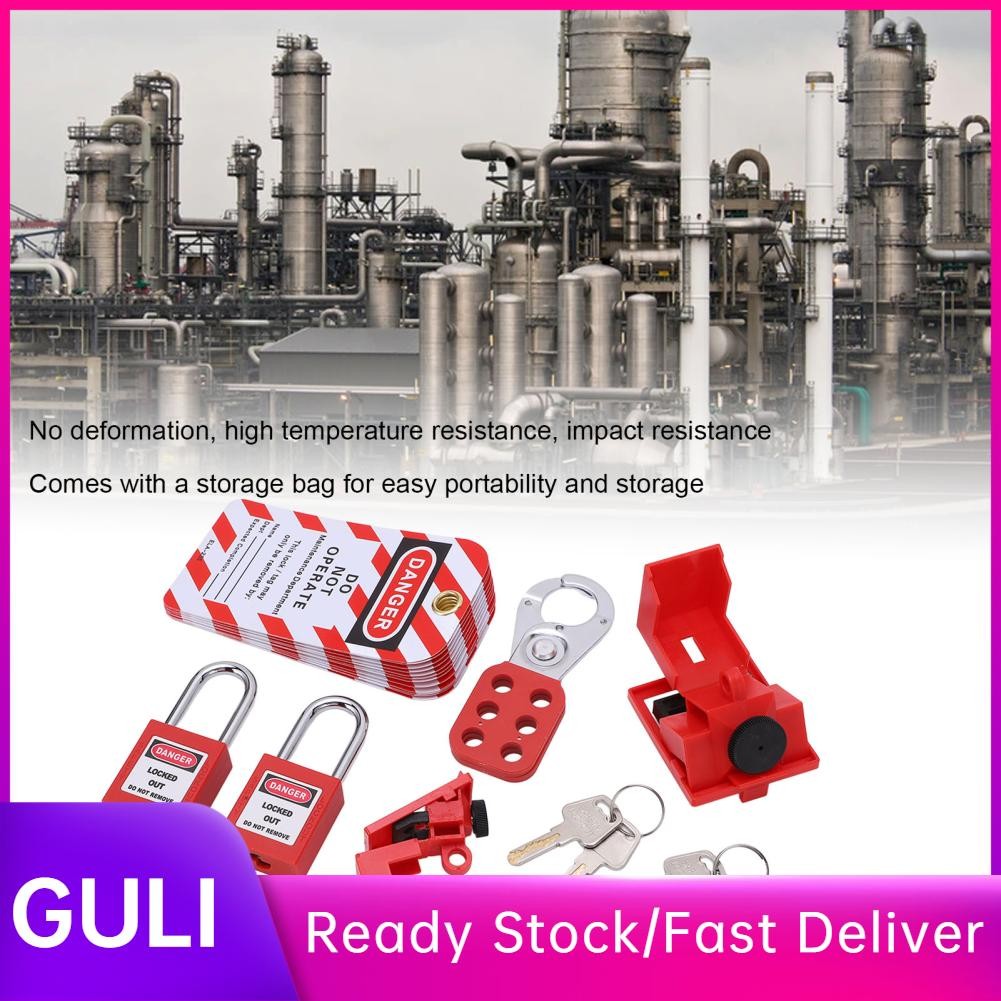 Guli Electrical Lockout Tagout Kit Circuit Breaker Temperature ...