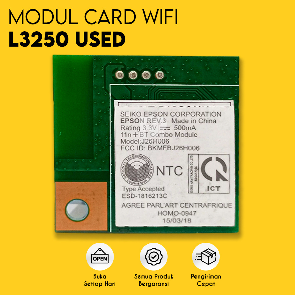 Epson EcoTank L3250 Wifi Card Board Module Used Wireless Card Mainboard ...