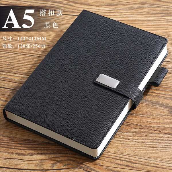 memo pad journal buku nota A5 Buku nota tebal dengan gesper, buku nota ...