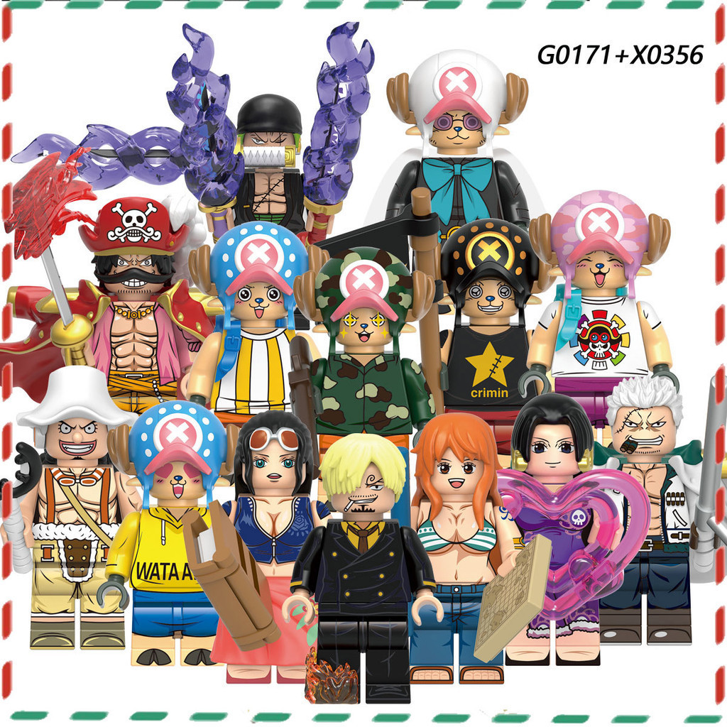 Boy's Small Particle Assembled Toy Anime series small particle building ...