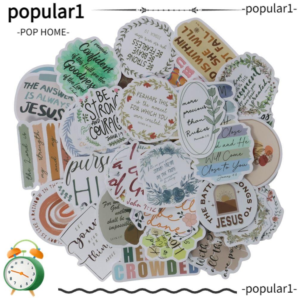 POP 100 Pcs Christian Stickers, Multipurpose Easy to Use Bible Verse ...