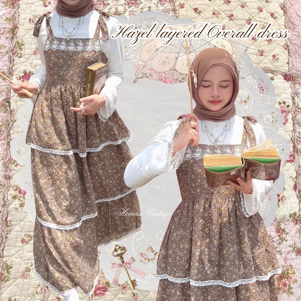 Himeka Vintage - Hazel Overalls - Three Layered Overalls - Cottagecore ...