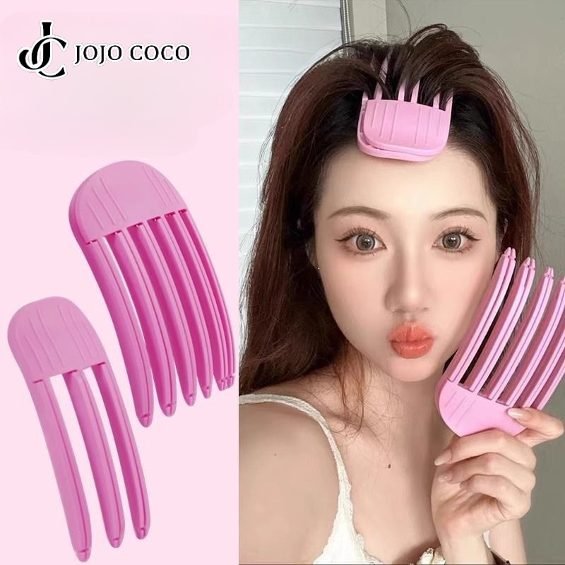 JOJO COCO Hair Root Fluffy Clip High Skull Artifact Forehead Bangs ...
