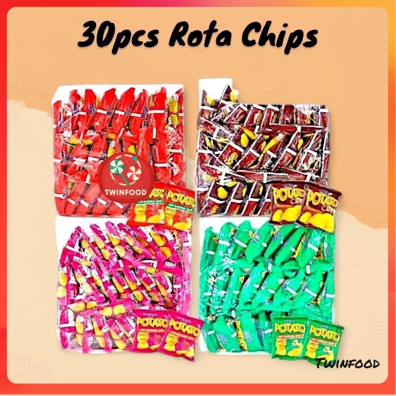30pkt Rota Keropok Chips – Crunchy Potato Snack | Shopee Malaysia