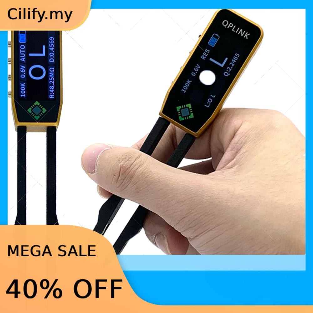 Smart Tweezer LCR SMD ESR Tester 100kHz Diode Continuity Test Auto ...