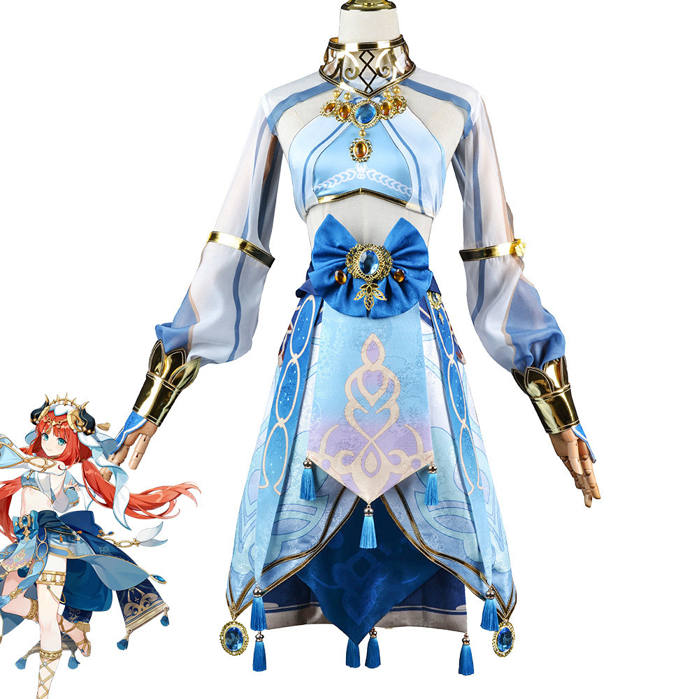 Yuanshen Game cos Costume Nilu cosplay Sumai Dancer Blue Costume Female ...