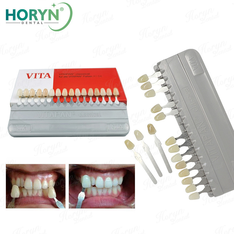 16 Colors Teeth Shade Guide Classical Dentistry Equipment Teeth Whiting ...