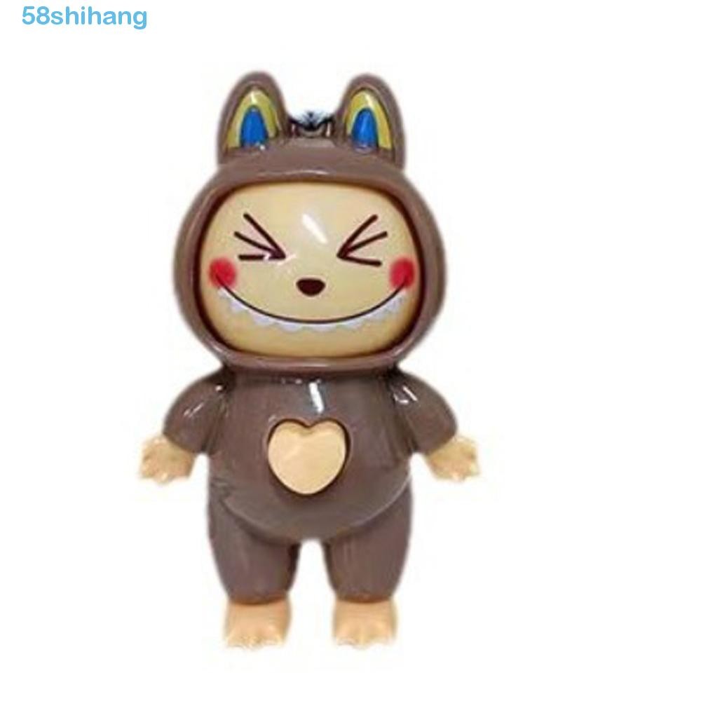 SHIHANG Labubu Face Changing Doll, 3 Facial Interactive Face Changing ...