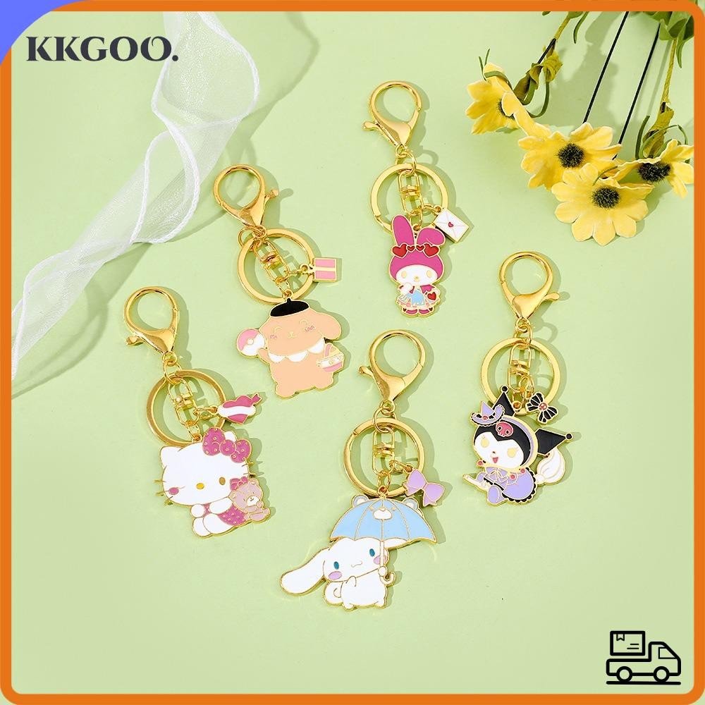 KKGOO Keychain, Halloween Sanrio Keyrings, Cute Hello Kitty Kuromi ...