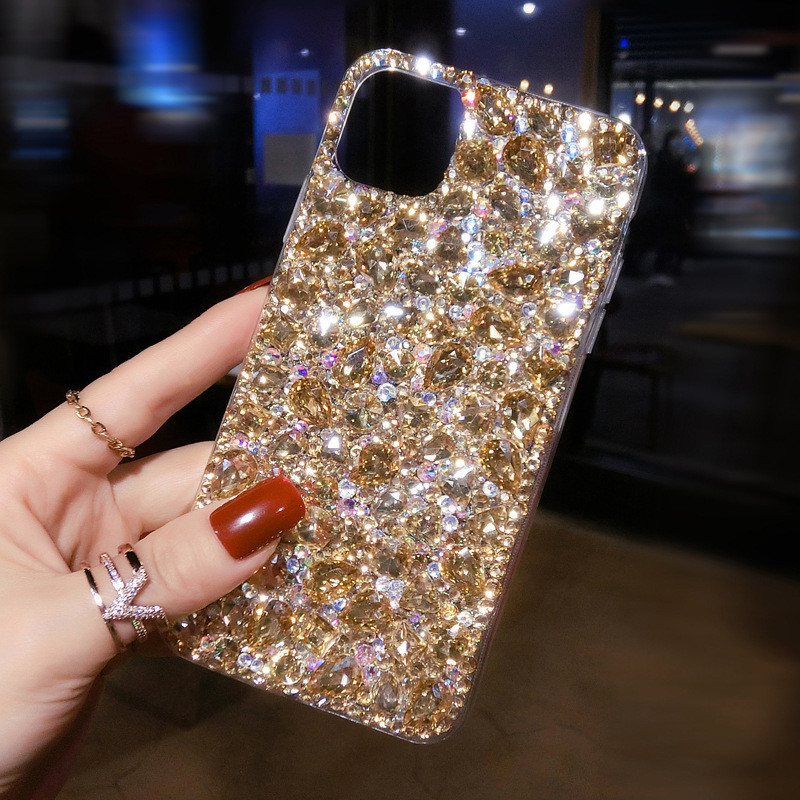 Fashion Diamond Jewelry Apple 15ProMax Full Diamond Phone Case New ...