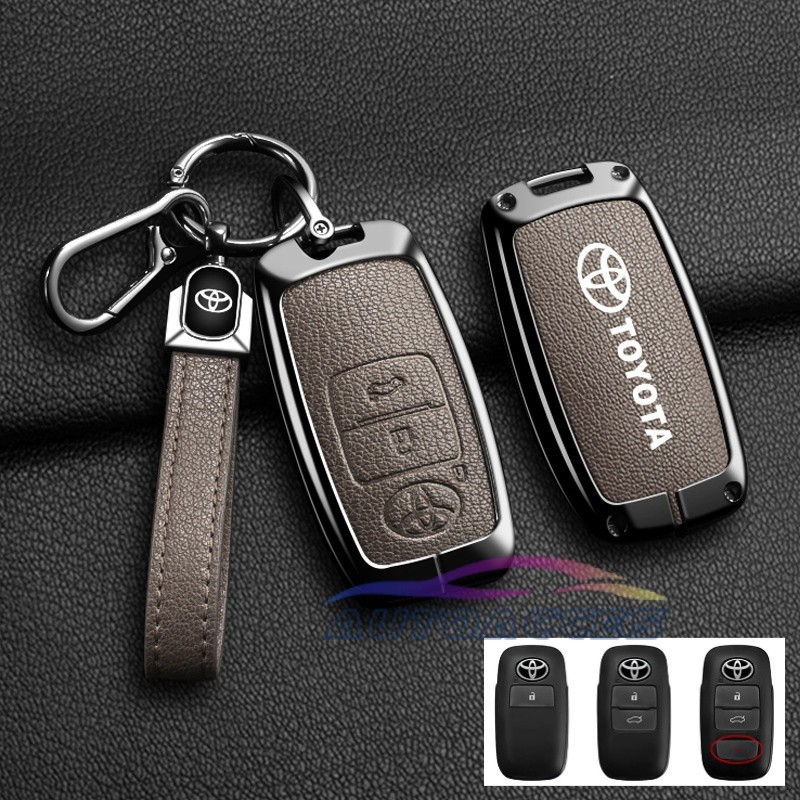 Remote Car Key Case Cover Key Fob Holder Keychain for Toyota Vios 2023 ...