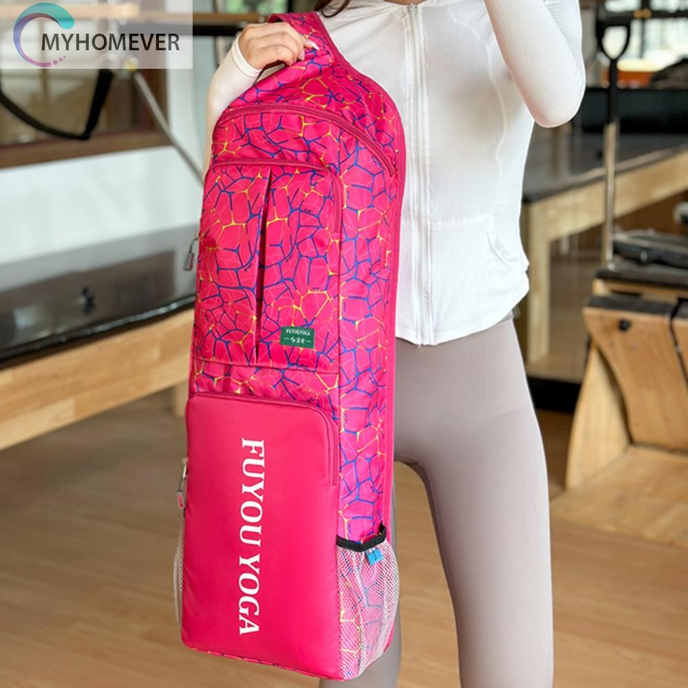 Full-Zip Yoga Mat Carrier Bag Large Capacity Portable Yoga Handbag for ...