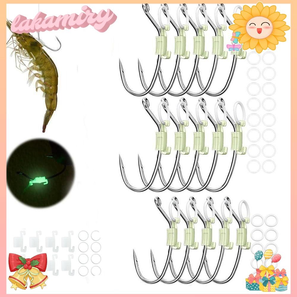LAKAMIRY 20Pcs Luminous Bait Fixed Holder Set, Anti-entanglement ...