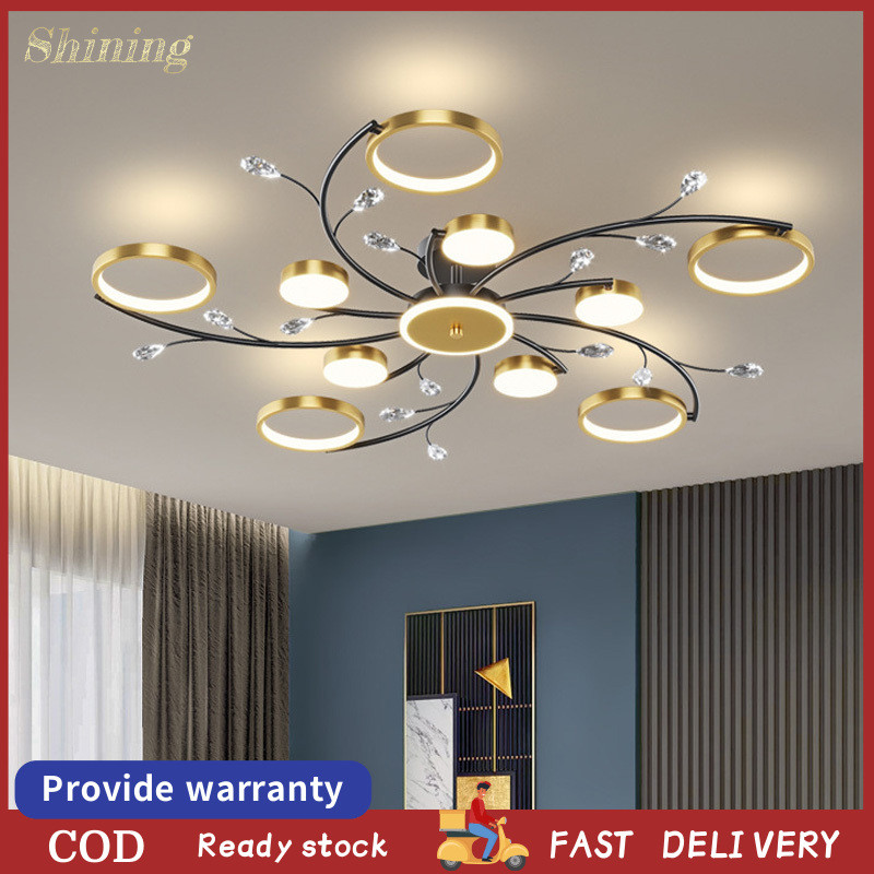Lampu Siling Ruang Tamu Moden Lampu Hiasan Bilik Tidur Aesthetic ...