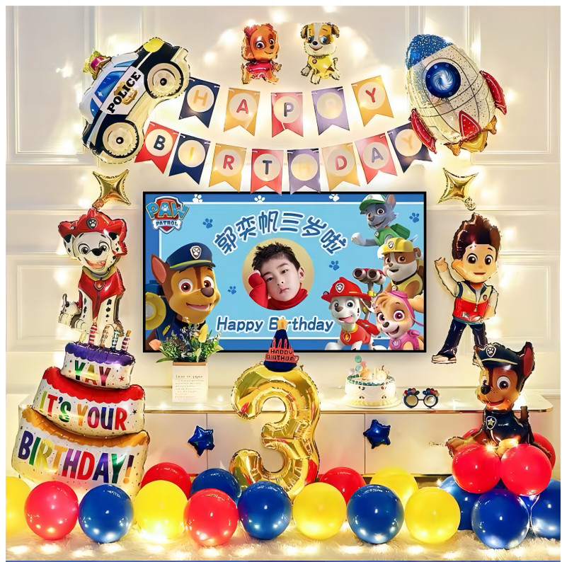 Influencer Children Wang Wang Team Ultraman Marvel Spiderman Transformers Siro Birthday Digital ...