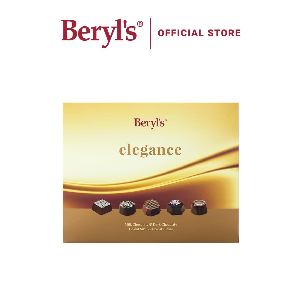 Beryl's Coklat Susu & Coklat Hitam | Beryl's Elegance Milk Chocolate ...