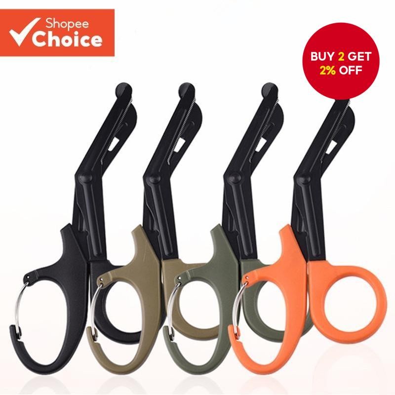 1Pc 19Cm/7.5Inch Stainless Steel Nurse Medical Scissors With Carabiner ...