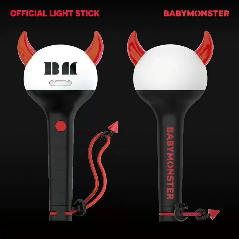 Kpop idol BABYMONSTER light stick hand light concert hiphop party ...