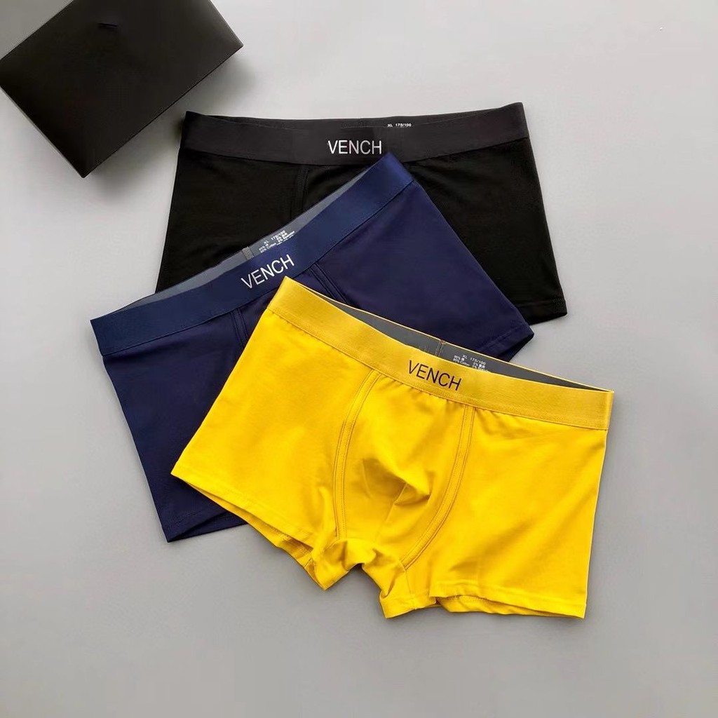GIVENCHY6565 Men's Underwear Pure Cotton Boxer Mid-Waist Simple Men's ...