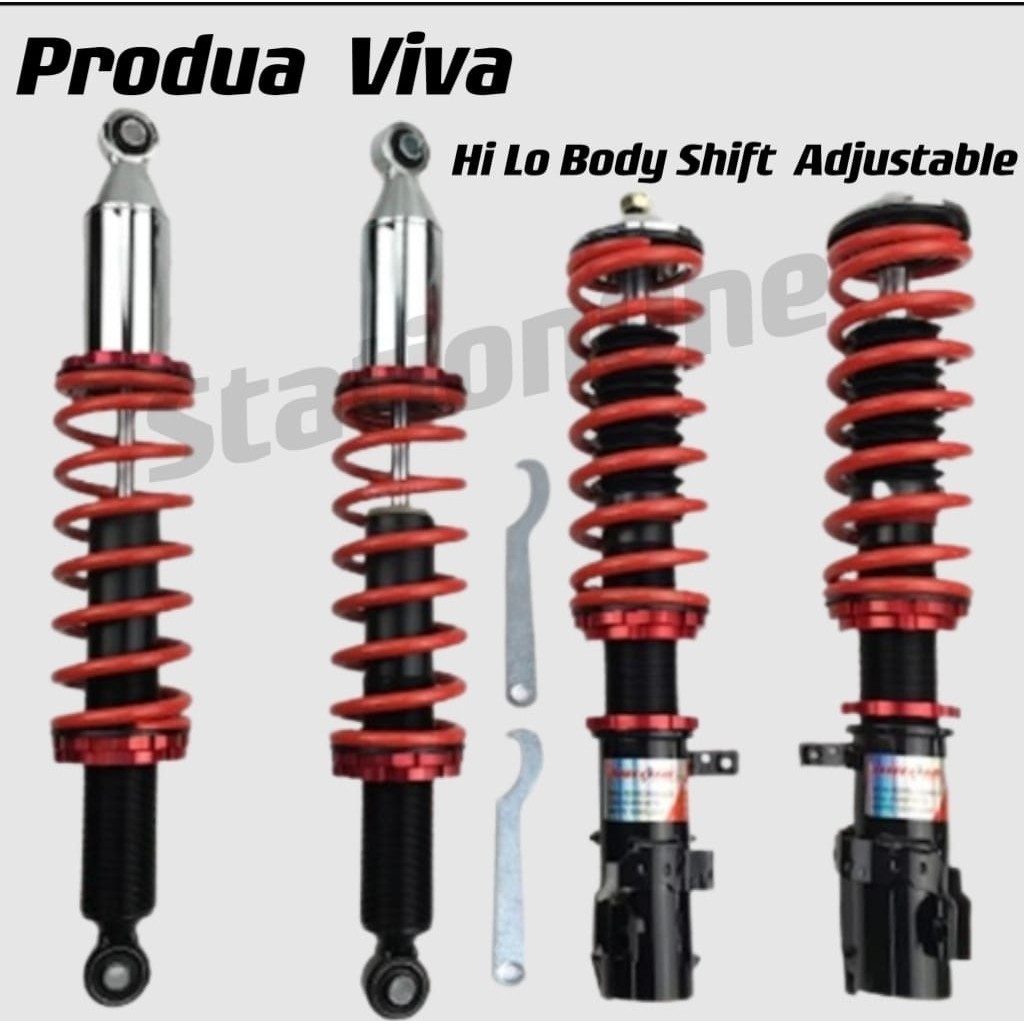 Perodua Viva Adjustable Absorber Body Shift High Low Soft Hard ...
