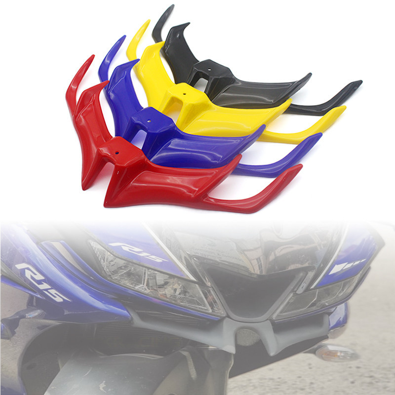 Motorcycle Front Fairing Aerodynamic Winglets Racing Spoiler ABS ...