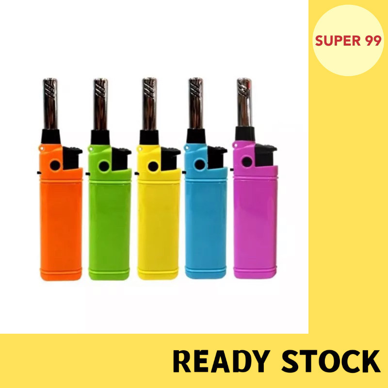 (1 PC) Kitchen Lighter Normal Flame Refillable Gas Lighter | Shopee ...